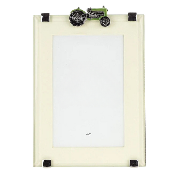 Green Tractor Photo Frame Large 4" x 6" | Gifts Made Easy