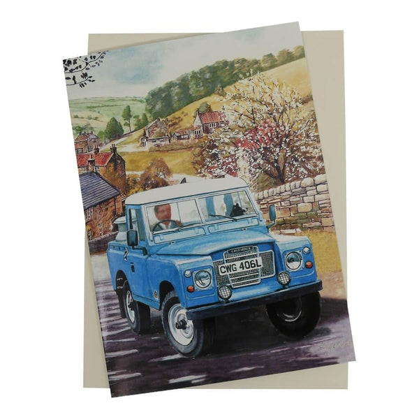 Land Rover Series 3 Pick-Up Birthday Card