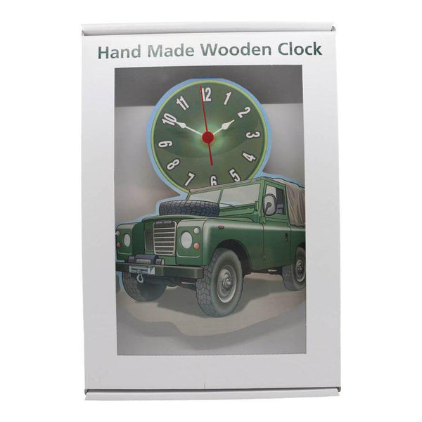 Land Rover Kids Handmade Bedroom Wooden Wall Clock | FREE UK DELIVERY