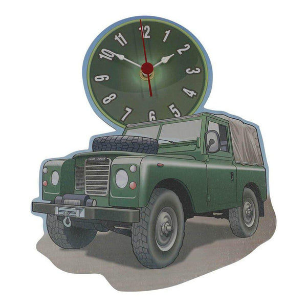 Land Rover Kids Handmade Bedroom Wooden Wall Clock | FREE UK DELIVERY