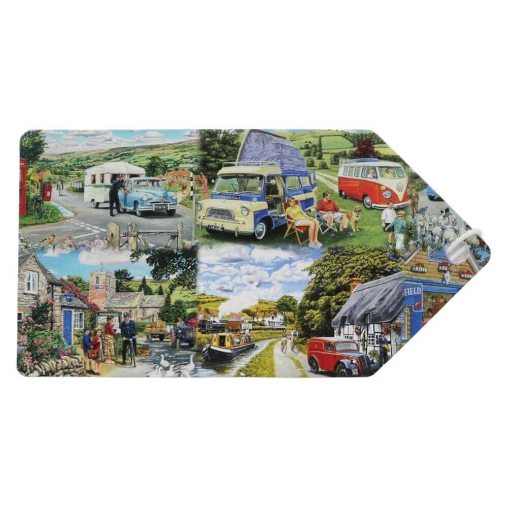Classic Car & Campervan Enthusiast Birthday Gift Wrap Paper
